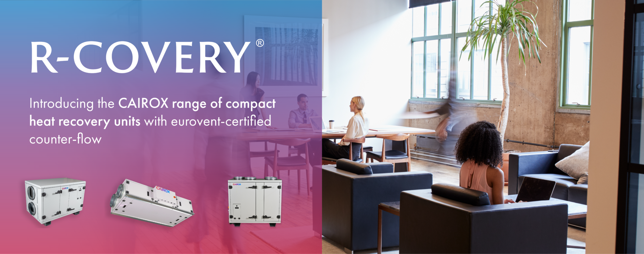 R-COVERY : compact heat recovery units - CAIROX